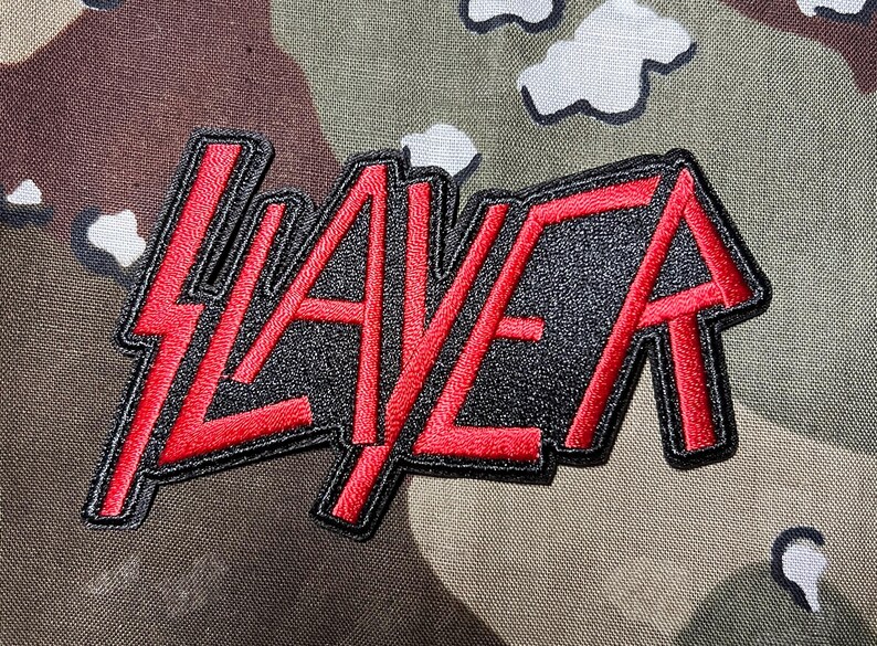 Slayer Logo Embroidered Patch S055P - Etsy