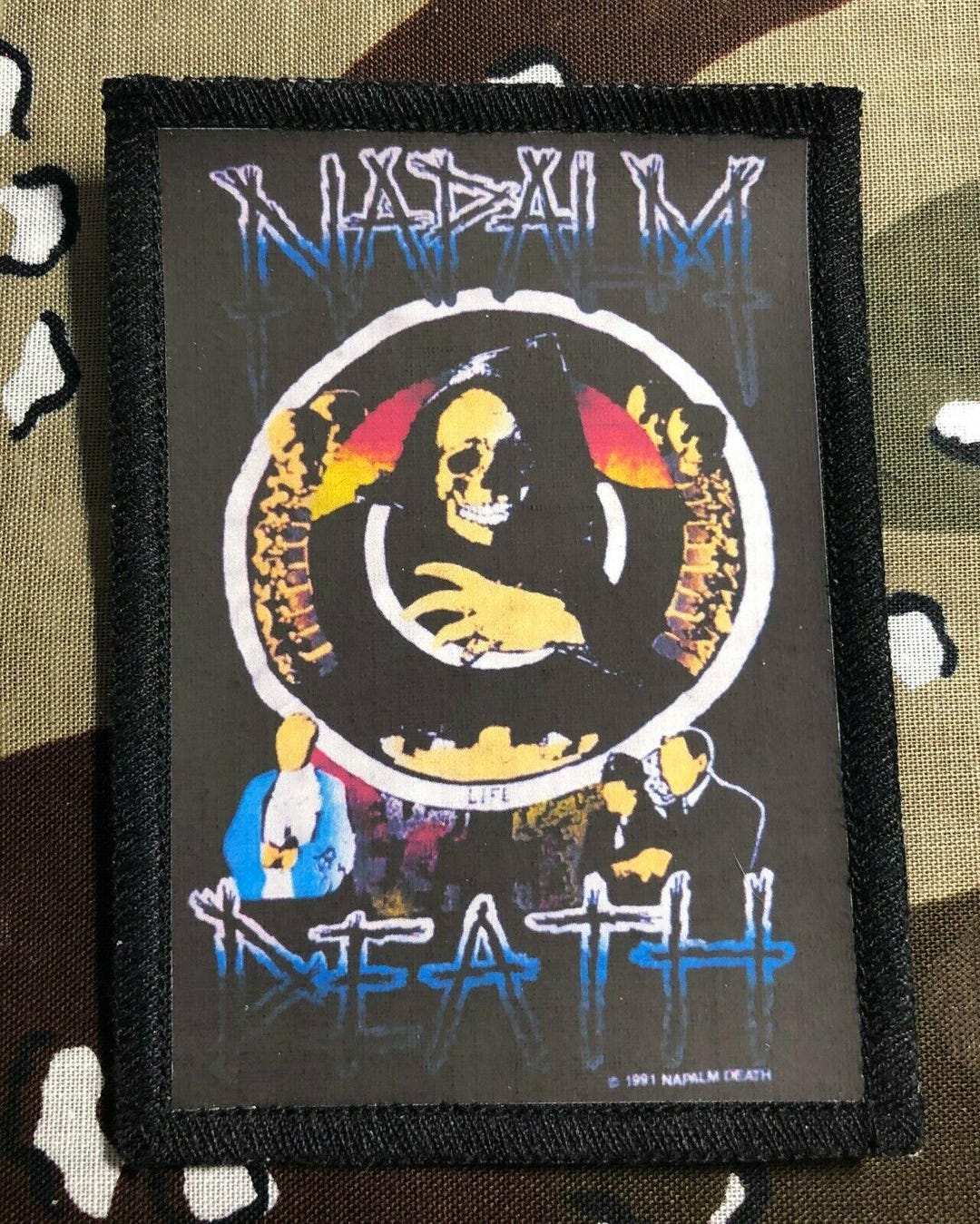 Napalm Death Life? Color Sublimated Printed Patch N020P - Etsy