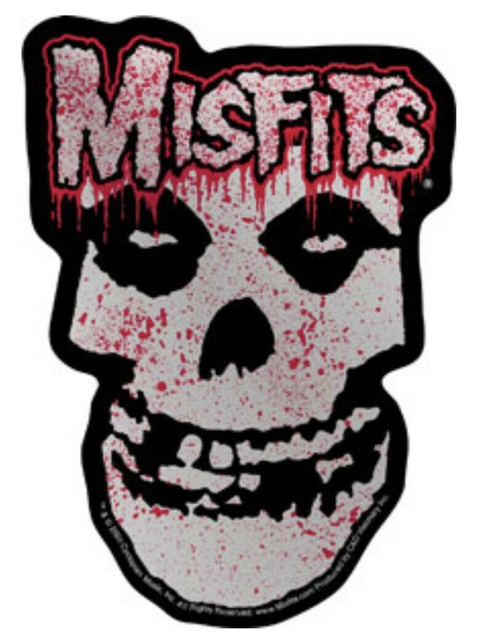 Misfits Chrome Mirrored Sticker M019S - Etsy