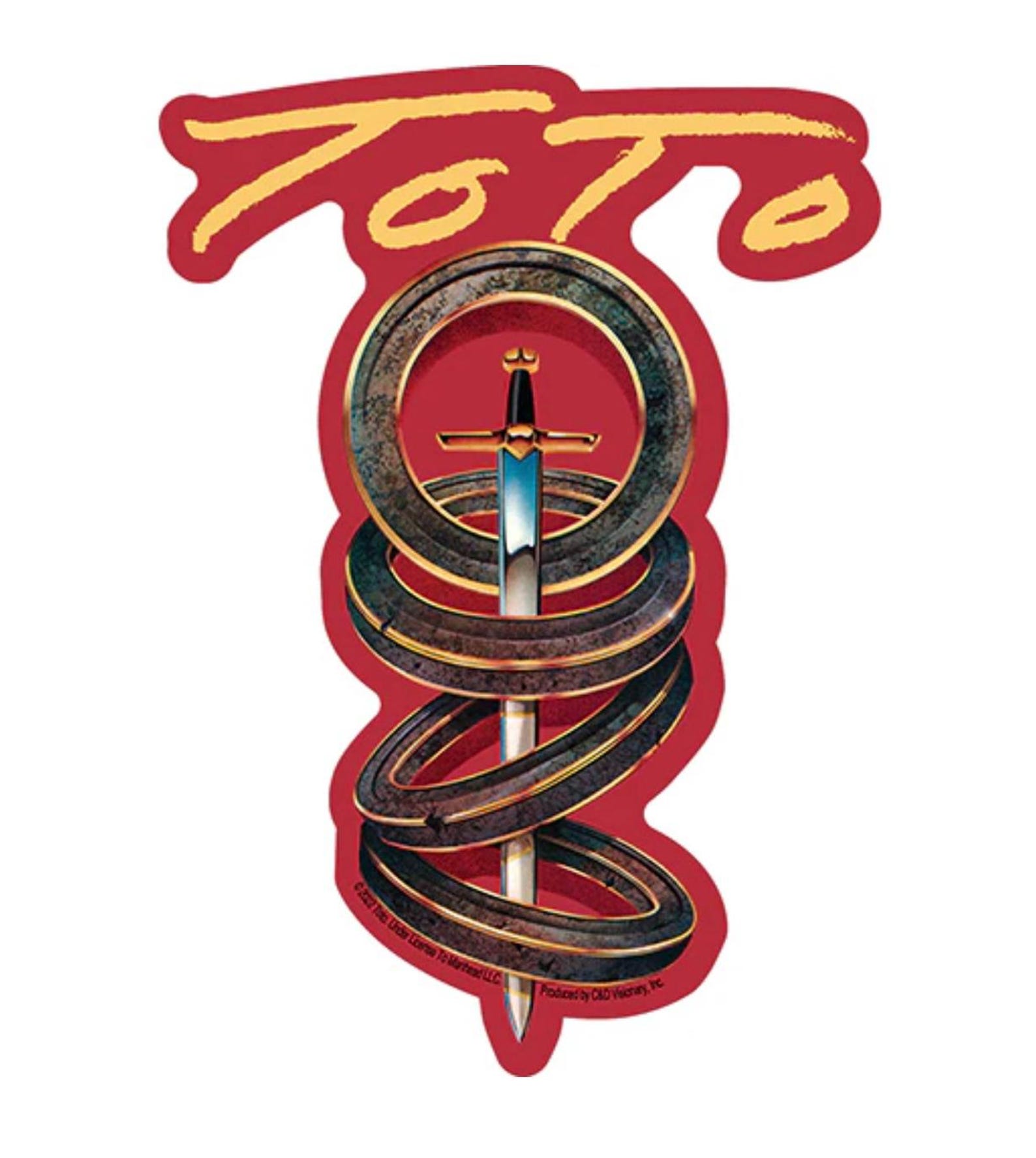 Toto Official Sticker T006S - Etsy