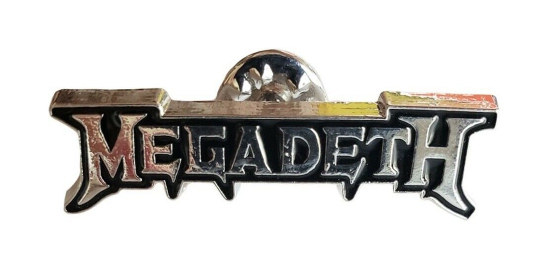 Megadeth Official Logo Silver Enamel Lapel Pin M001PC - Etsy