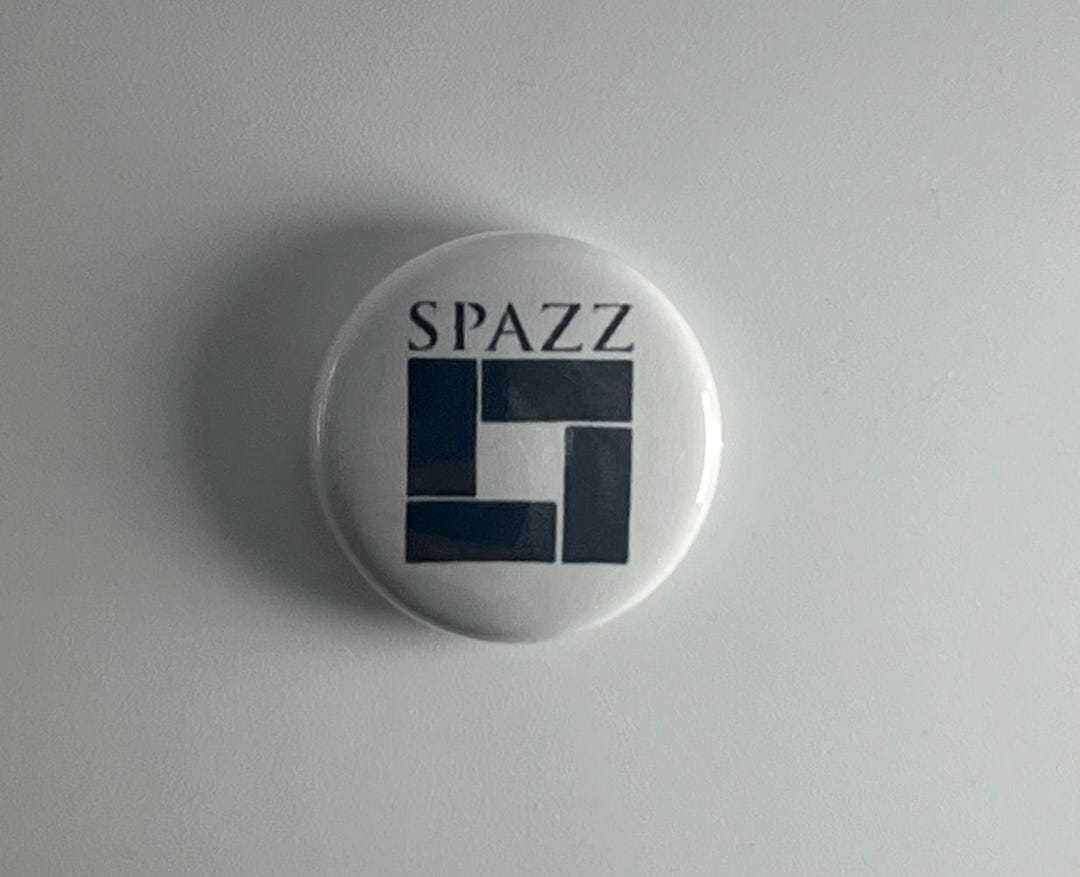 Spazz Power Violence Logo 1" Button Badge Pin S006B - Etsy