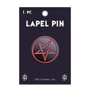 Pentagram Pentacle Enamel Lapel Pin - Etsy