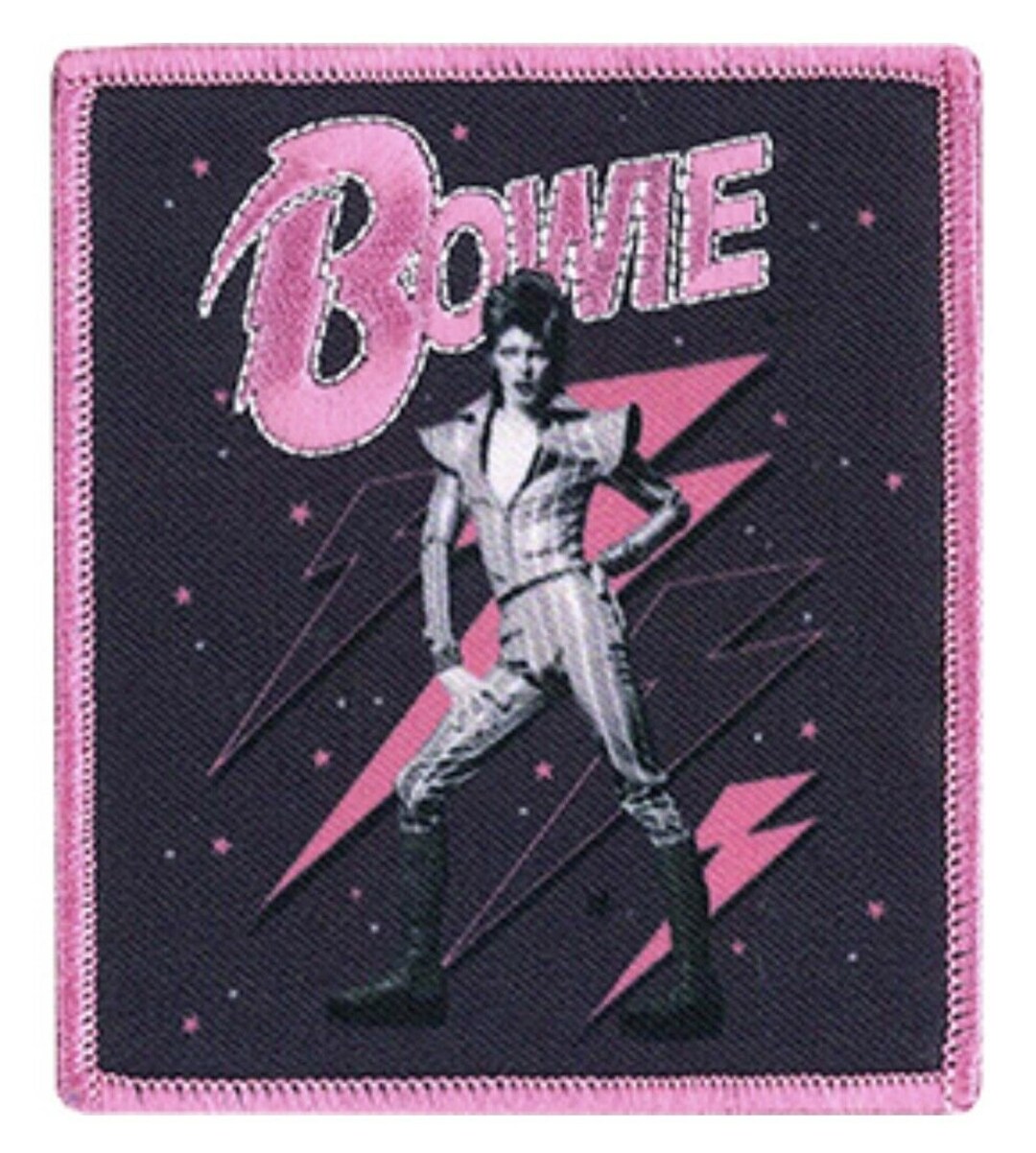 David Bowie Bolt Embroidered Patch B069P - Etsy