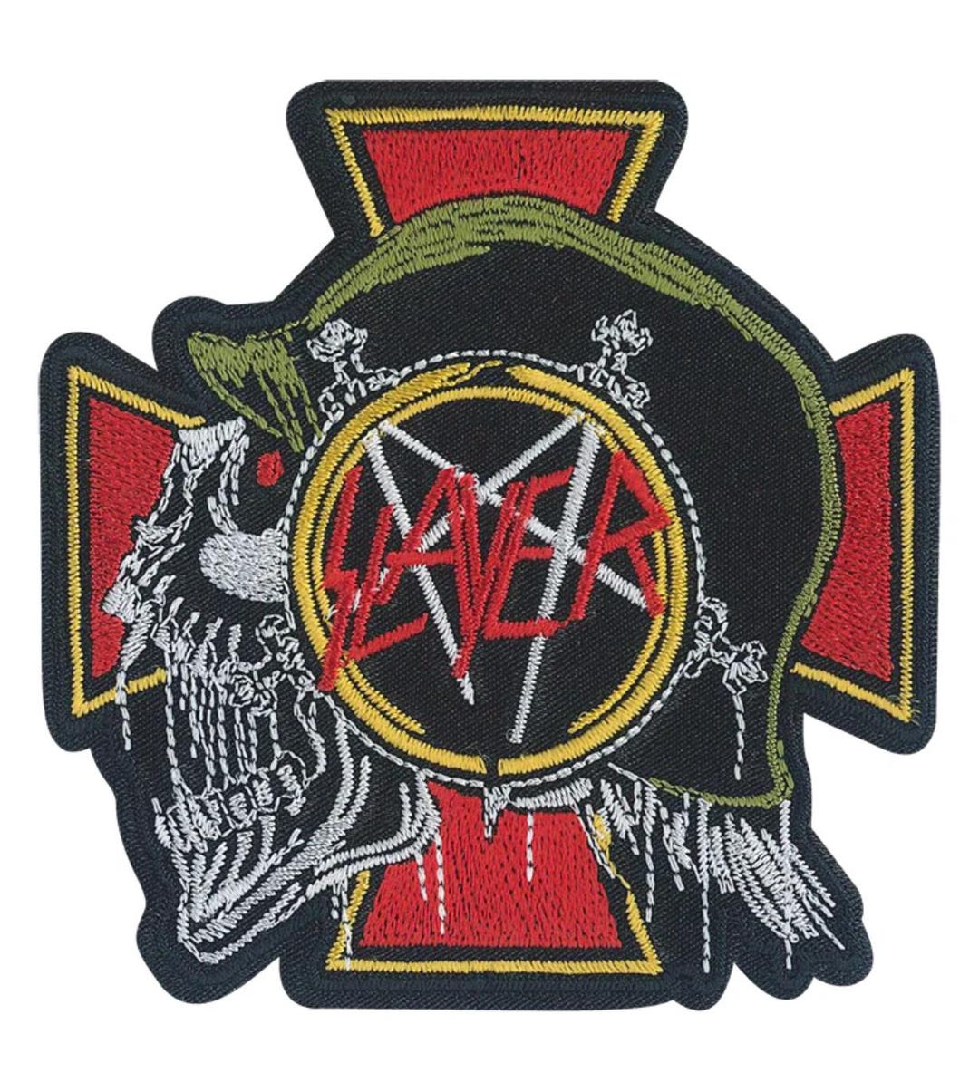 Slayer Heavy Metal Skull Embroidered Patch S049P - Etsy