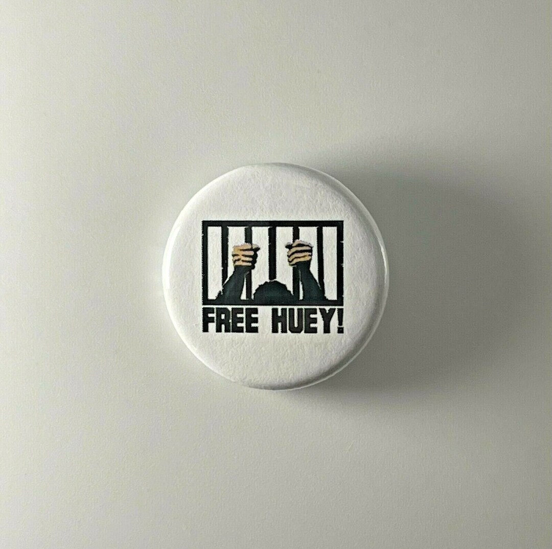 Free Huey Huey P. Newton Black Panther Party 1.25 Button F002b125 Pin ...
