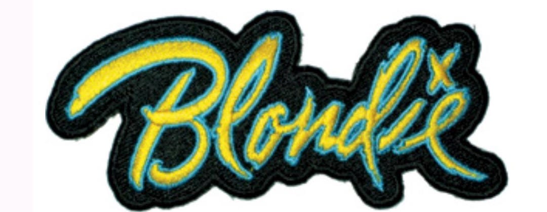 Blondie Logie Embroidered Patch B016P - Etsy