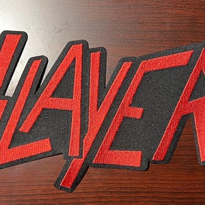 Slayer Logo Embroidered Back Patch S057P - Etsy
