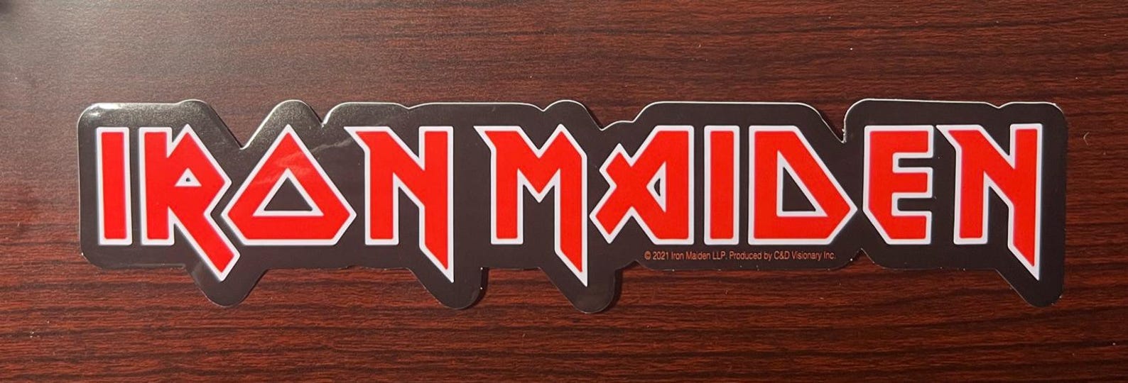 Iron Maiden Official Logo Sticker I009S - Etsy