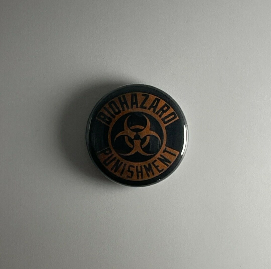 Biohazard Punishment Urban Discipline 1 Button B026b Badge Pin - Etsy