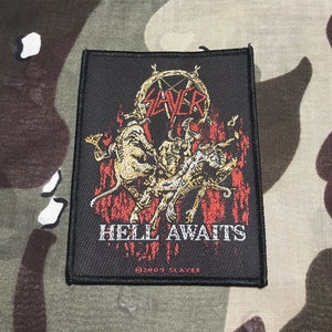 Slayer Hell Awaits Woven Patch S003P - Etsy
