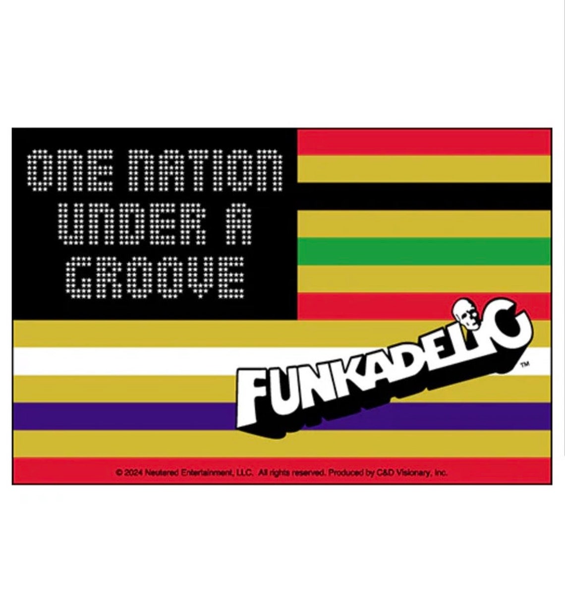 Funkadelic Flag Official Sticker G006S Decal - Etsy