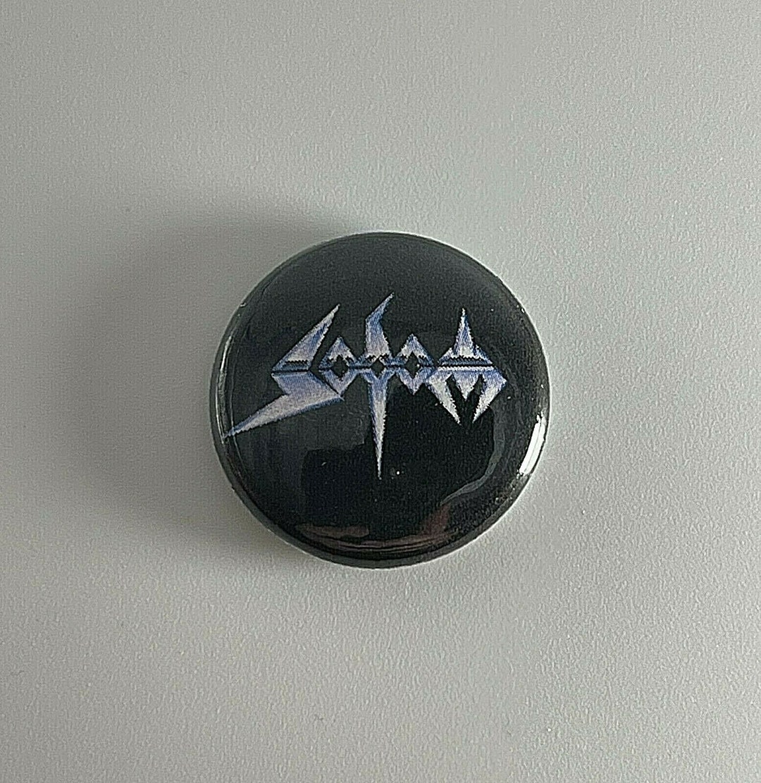 Sodom Logo 1 Button S036b Pin Badge - Etsy