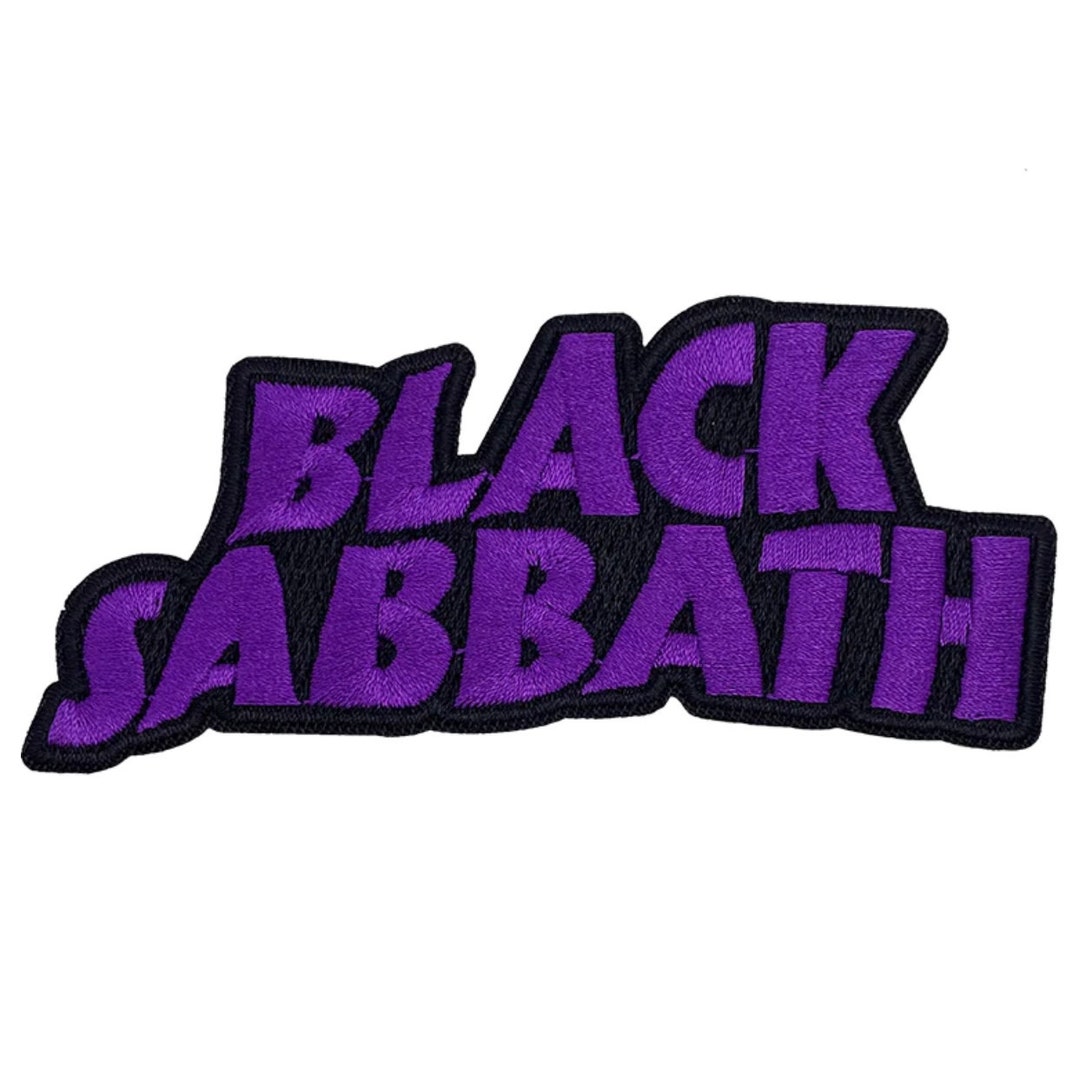 Black Sabbath Purple Logo Embroidered Patch B046P - Etsy