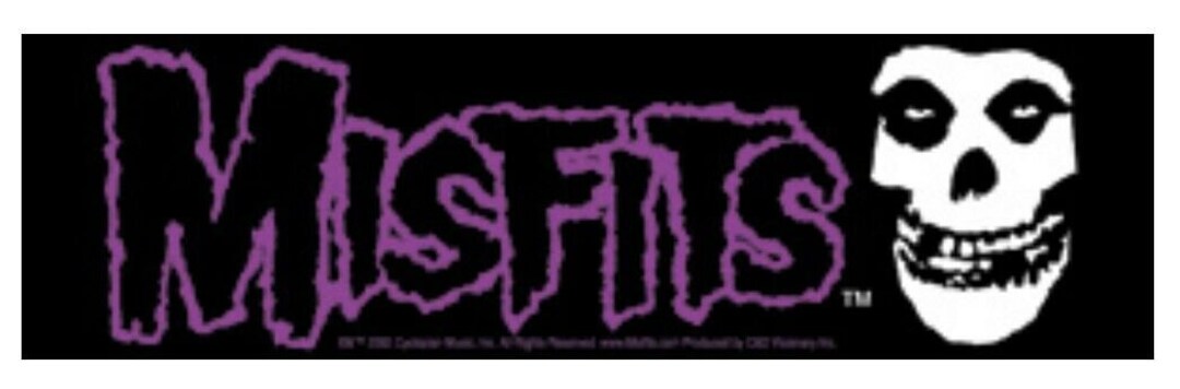 Misfits Logo Sticker M018S - Etsy