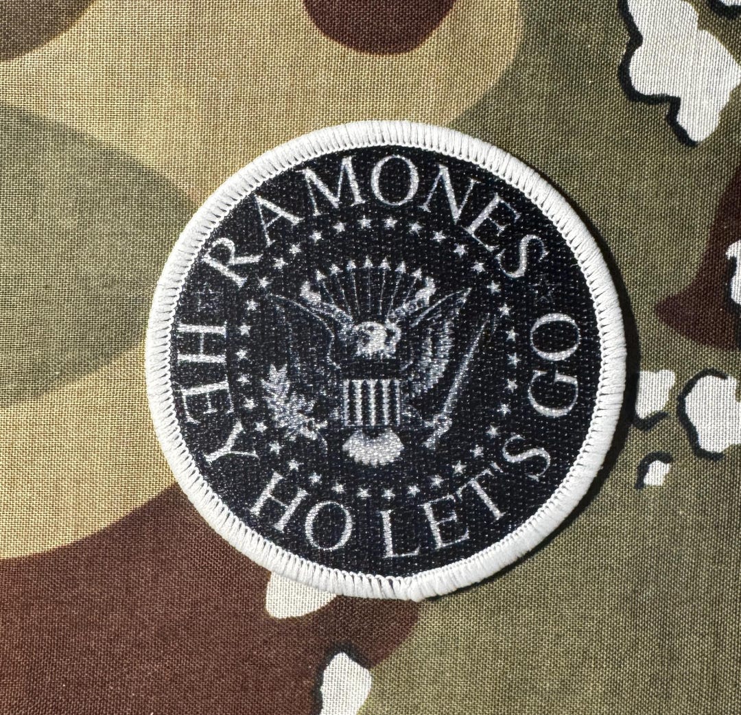 Ramones Hey Ho Let's Go Woven Patch R006P - Etsy