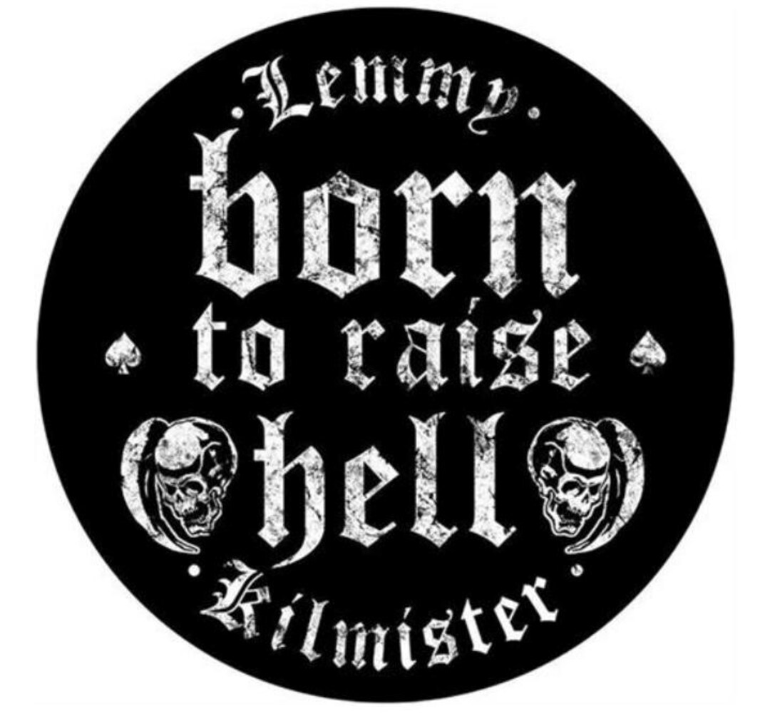 Motorhead Lemmy Kilmister Born to Raise Hell Printed Back Patch M116P ...