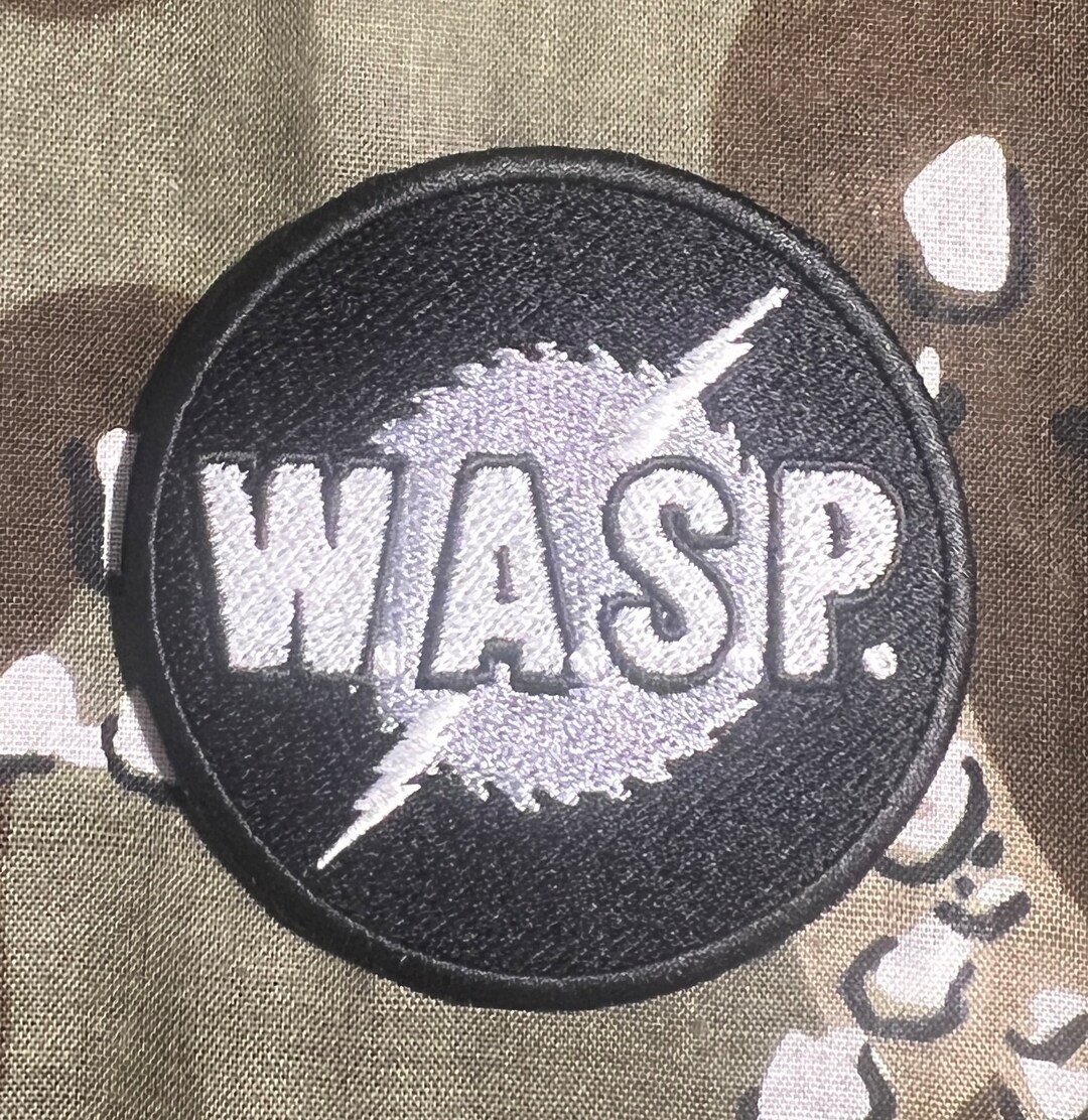 WASP W.A.S.P. Saw Blade Embroidered Patch W022P - Etsy