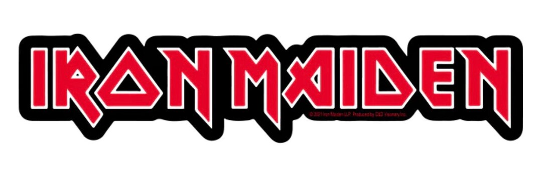 Iron Maiden Official Logo Sticker I009S - Etsy