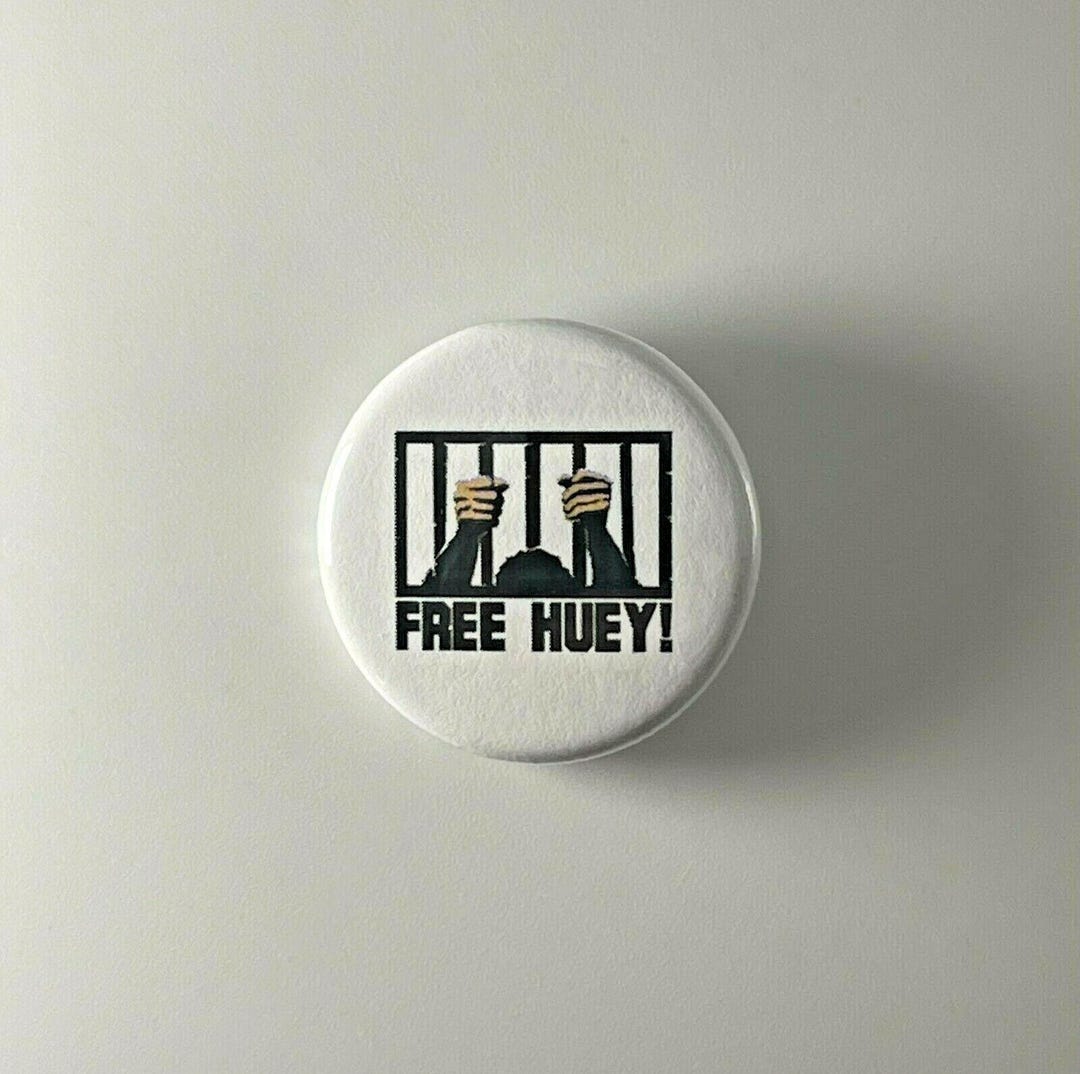 Free Huey Huey P. Newton Black Panther Party 1.25 Button F002B125 Pin ...