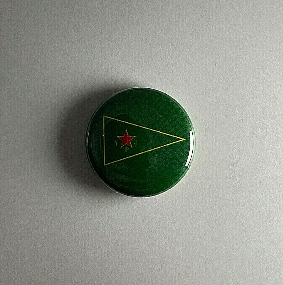 Ypj Flag Rojava People's Protection Unit Kurdistan Ypg 1 Button Y004b ...