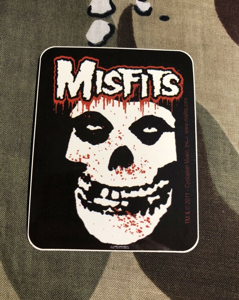 Misfits Blood Splatter Vinyl Sticker M007S - Etsy