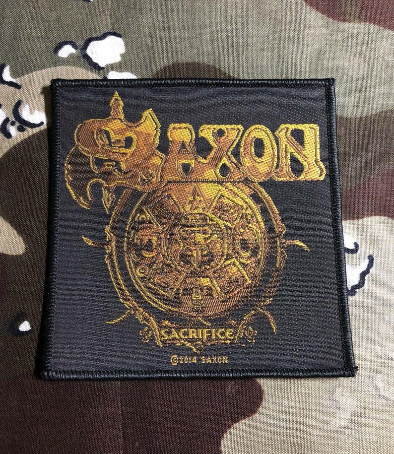 Saxon Sacrifice NWOBHM Woven Patch S009P - Etsy
