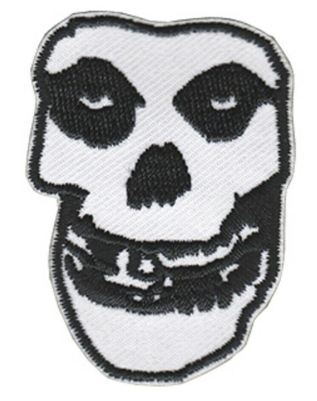 Misfits Fiend Skull Logo Embroidered Patch Pin Lapel Pin M011PC - Etsy