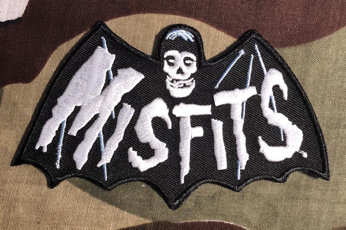 Misfits Bat Embroidered Patch M051P - Etsy