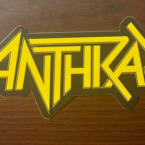 Anthrax Logo Sticker A001S - Etsy