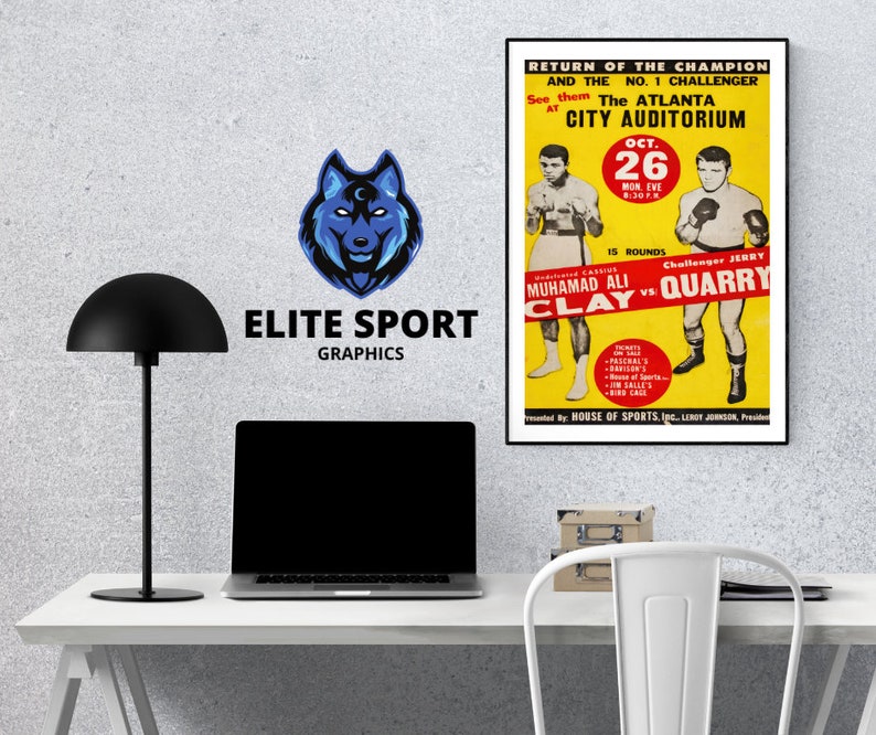 New Return of the Champion: Ali Vs Quarry, Atlanta City Auditorium ...