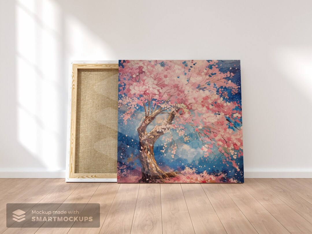 Cherry Blossom Painting 1, Abstract, Colorful, Digital Art, High ...