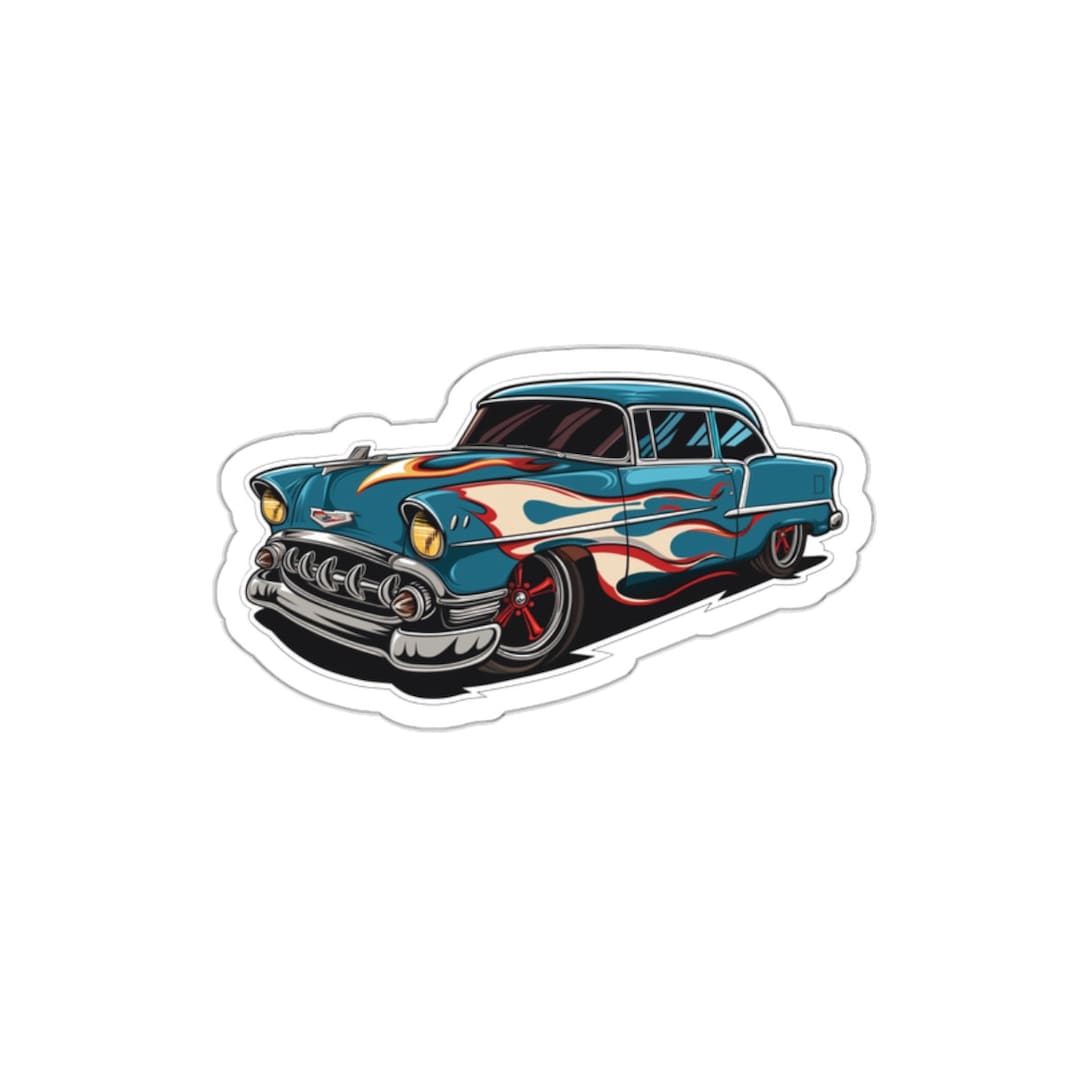 Sticker Hot Rod, Racing, Die Cut Vinyl Sticker, Premium Waterproof ...