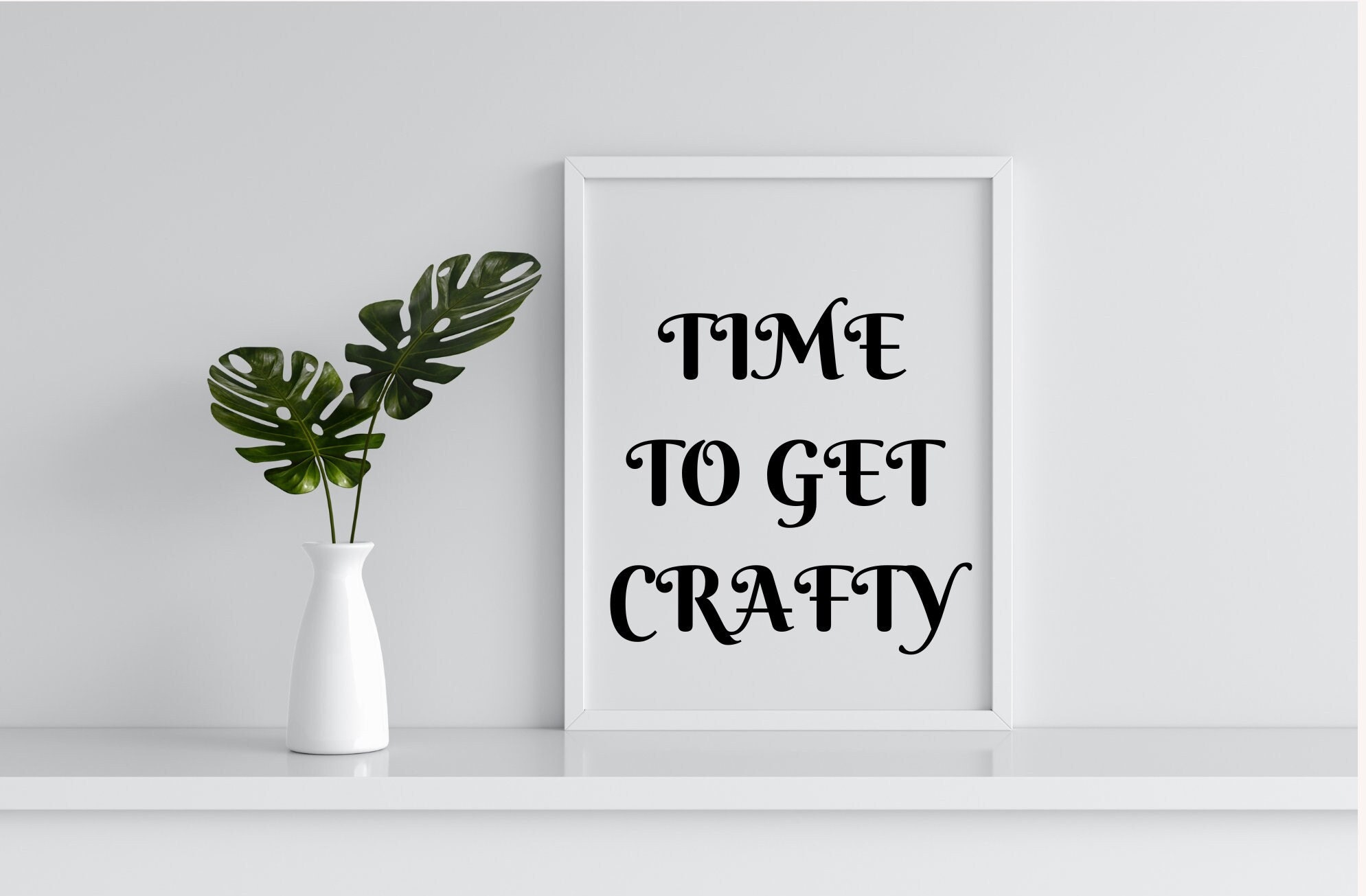 Time to Get Crafty SVG, Craft Svg, Craft Room SVG, Craft Cut File, SVG ...