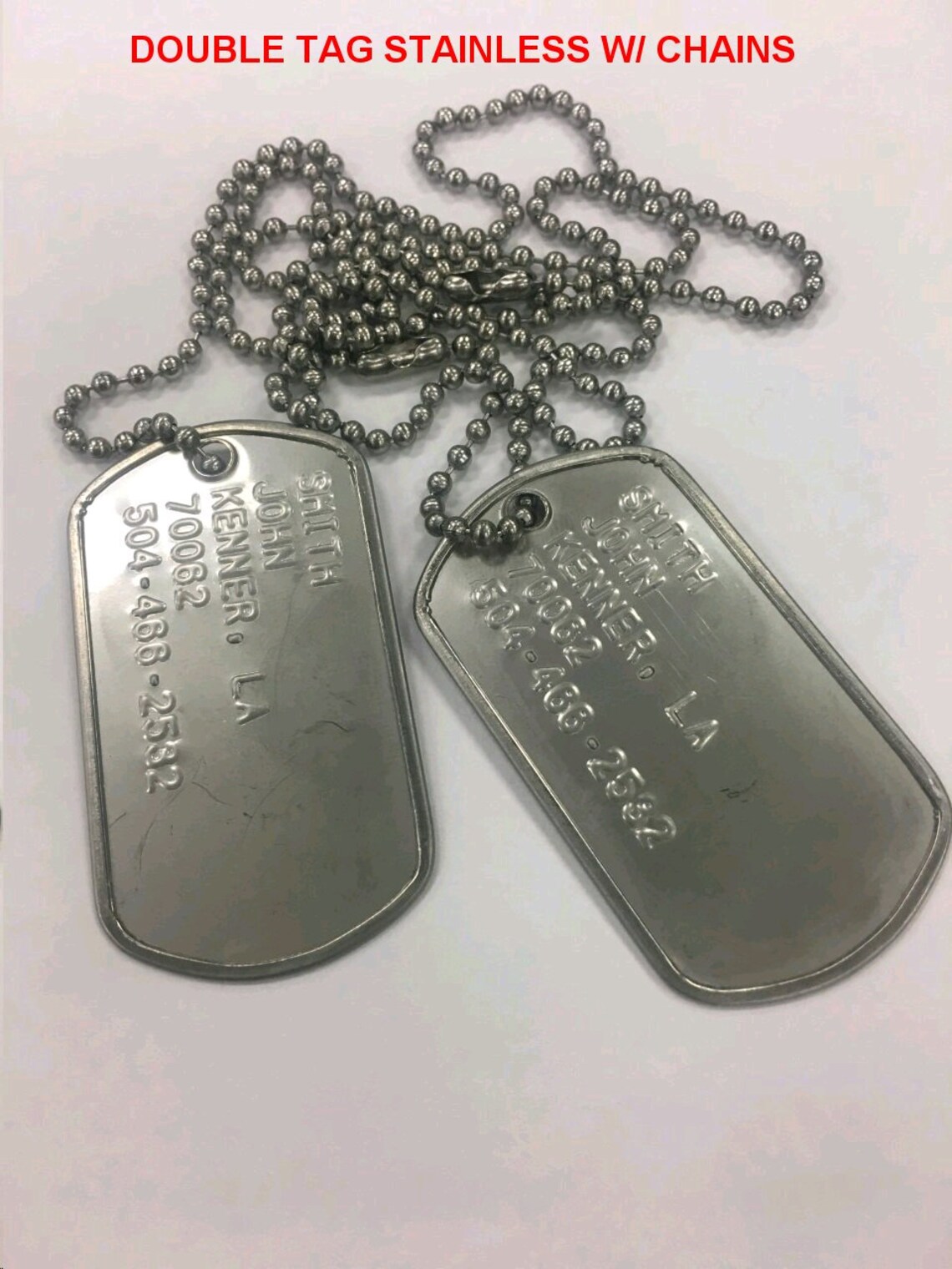 Authentic Custom Imprinted GI Dog Tags - Etsy