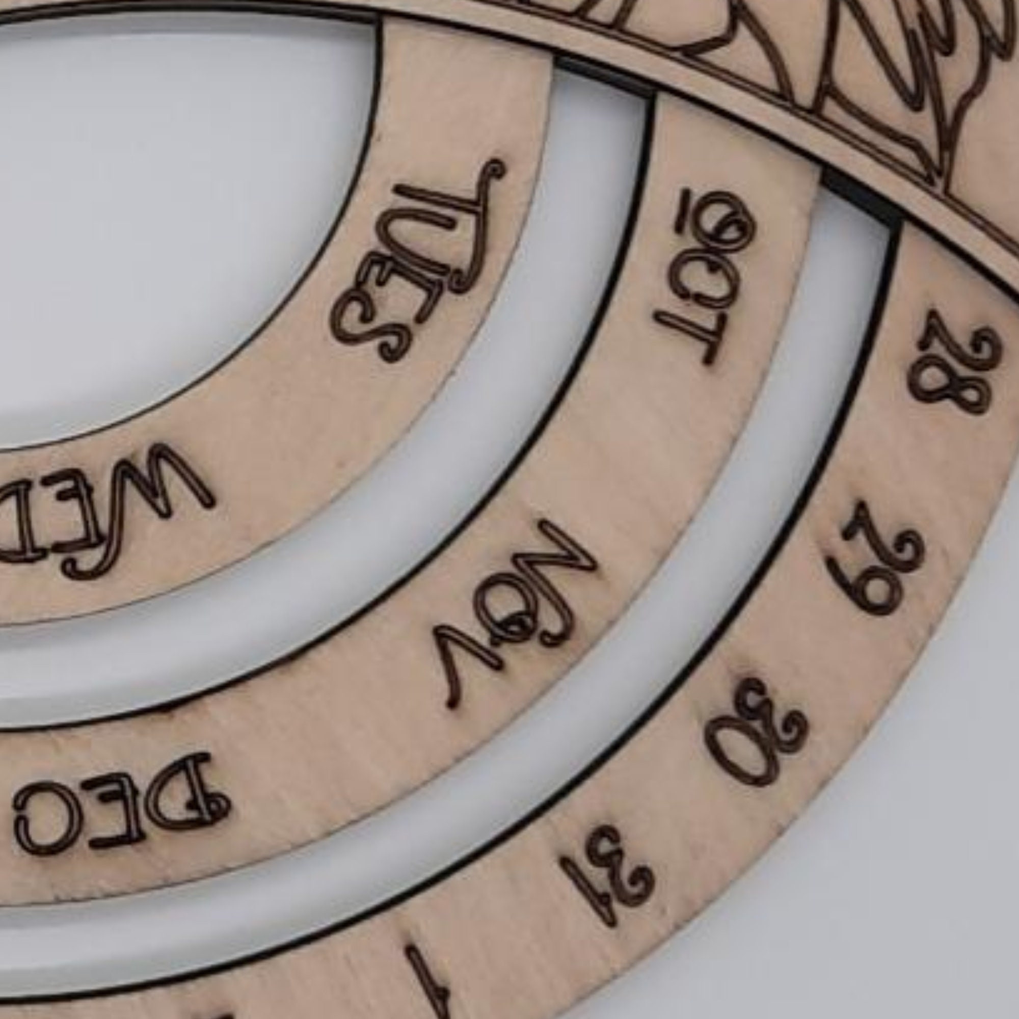 Sunflower Rotating Calendar - Etsy