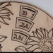 Sunflower Rotating Calendar - Etsy