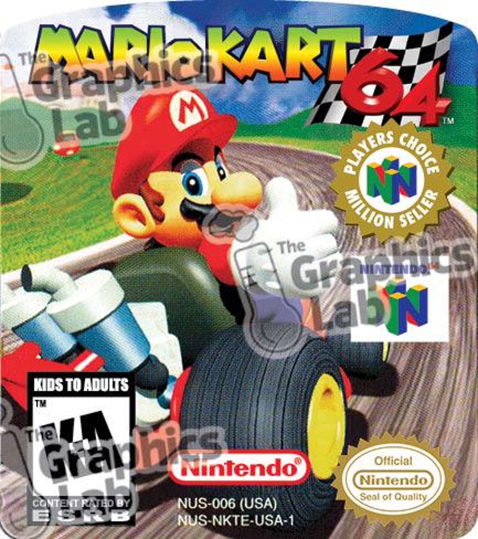 Nintendo 64 (N64) Replacement Game Cartridge Labels - Etsy