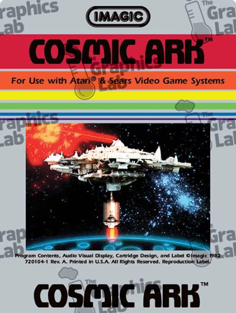 Imagic - Replacement Game Cartridge Labels for Atari 2600 - Etsy