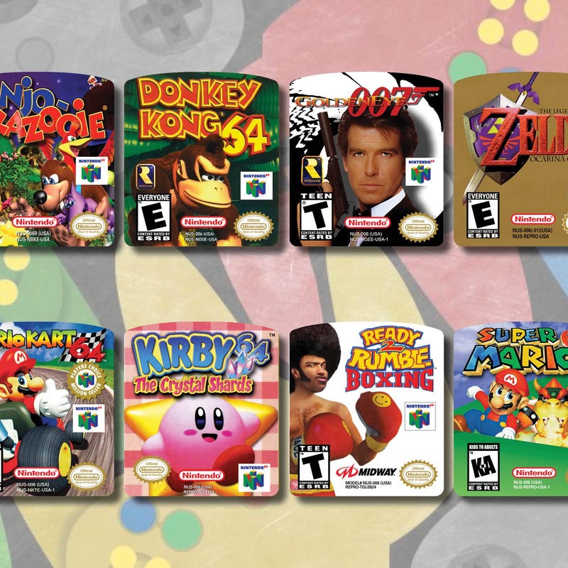 N64 Reproduction Labels - Etsy