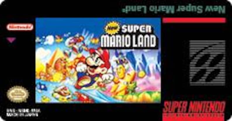 Super Nintendo (SNES) Reproduction Labels – Custom Labels Available - Etsy
