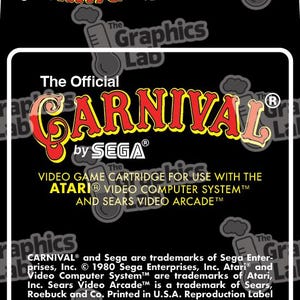 Atari 2600 (coleco) Replacement Game Cartridge Labels - Etsy