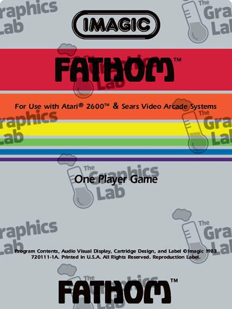 Imagic - Replacement Game Cartridge Labels for Atari 2600 - Etsy
