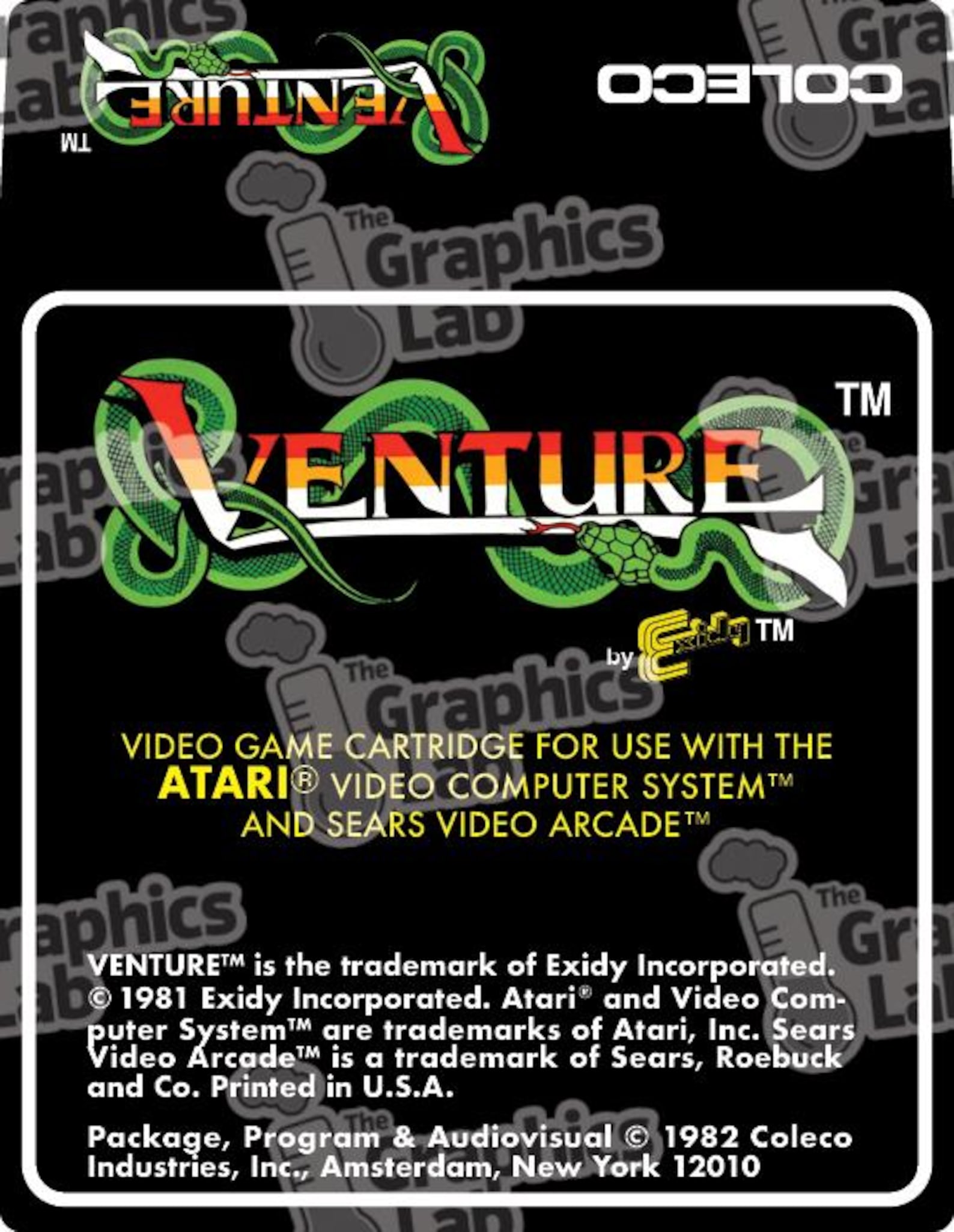 Atari 2600 (coleco) Replacement Game Cartridge Labels - Etsy