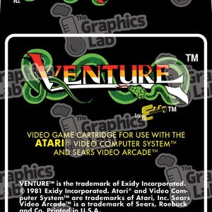 Atari 2600 (coleco) Replacement Game Cartridge Labels - Etsy