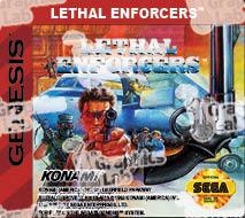 Reproduction Sega Genesis / Mega Drive Cartridge Labels – Custom ...