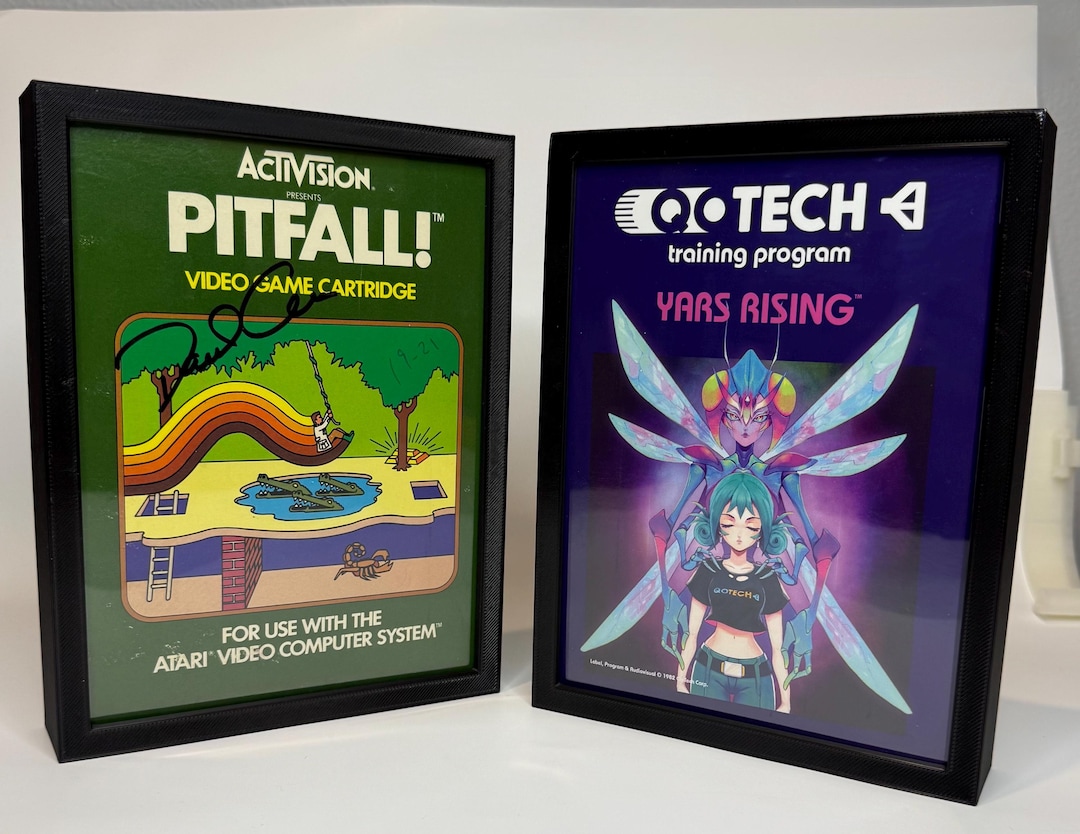 Retro Video Game Box Art Display Frame: Atari, Colecovision ...