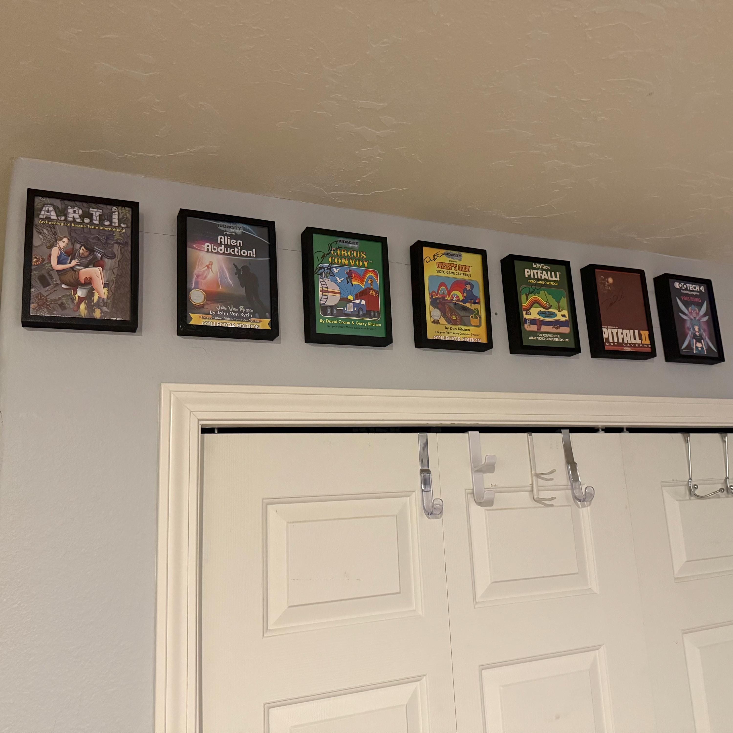 Retro Video Game Box Art Display Frame: Atari, Colecovision ...