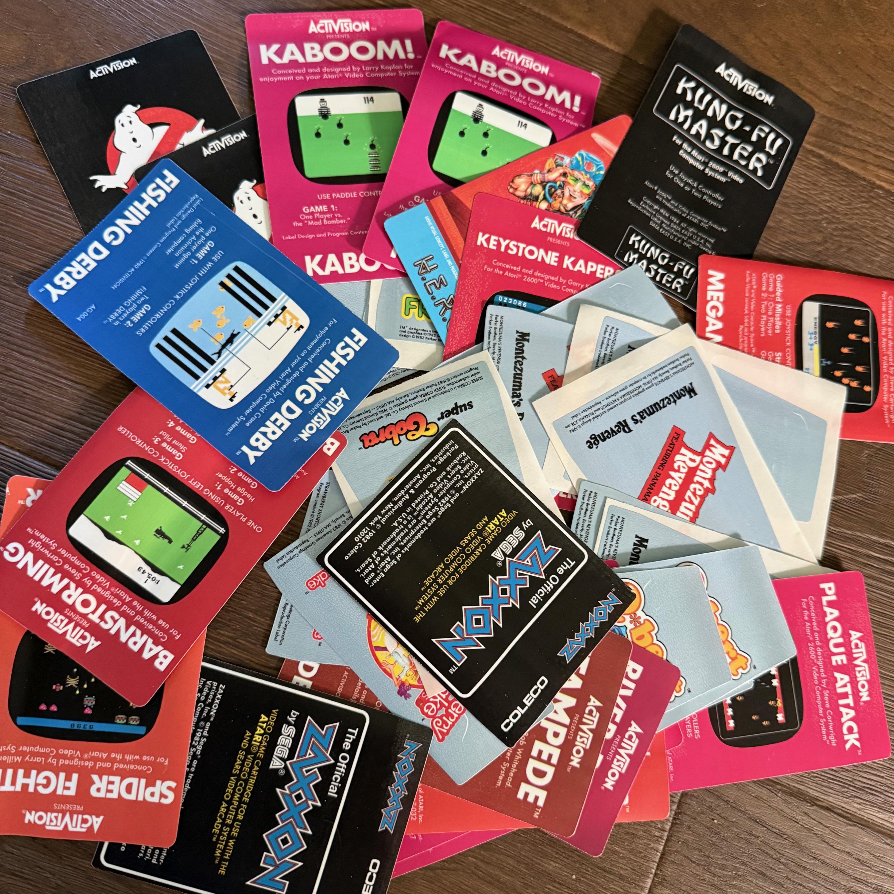 Budget-friendly Atari 2600 Label Replacements - Imperfect Reproduction ...