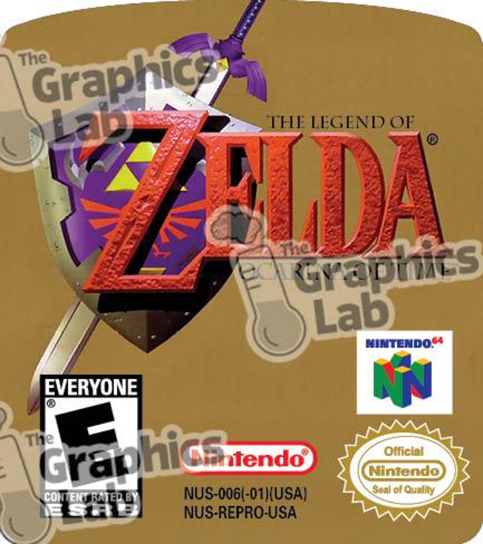 Nintendo 64 (N64) Replacement Game Cartridge Labels - Etsy